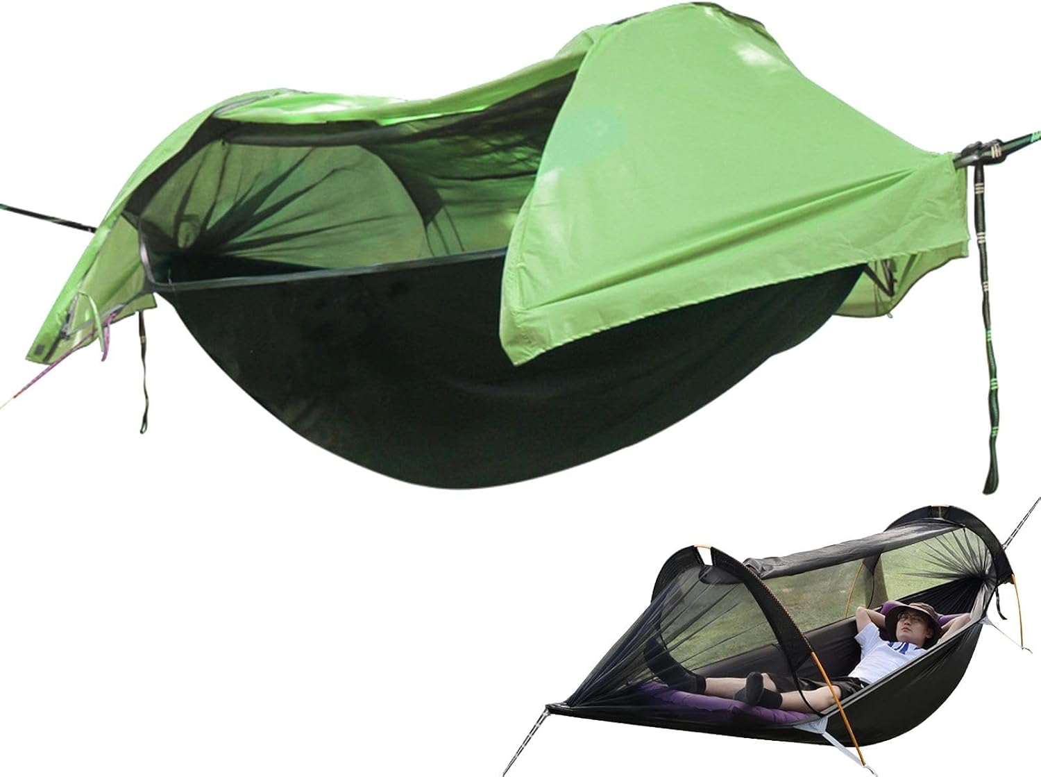 Amazon.com: Hammock Tent, Camping Hammock Tent, Backpacking Hammock, Camping Hammock with Rain ...