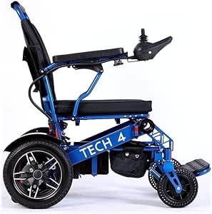 Amazon.com: Tech 4 Remote Control Power Wheelchair (Blue) : Health ...