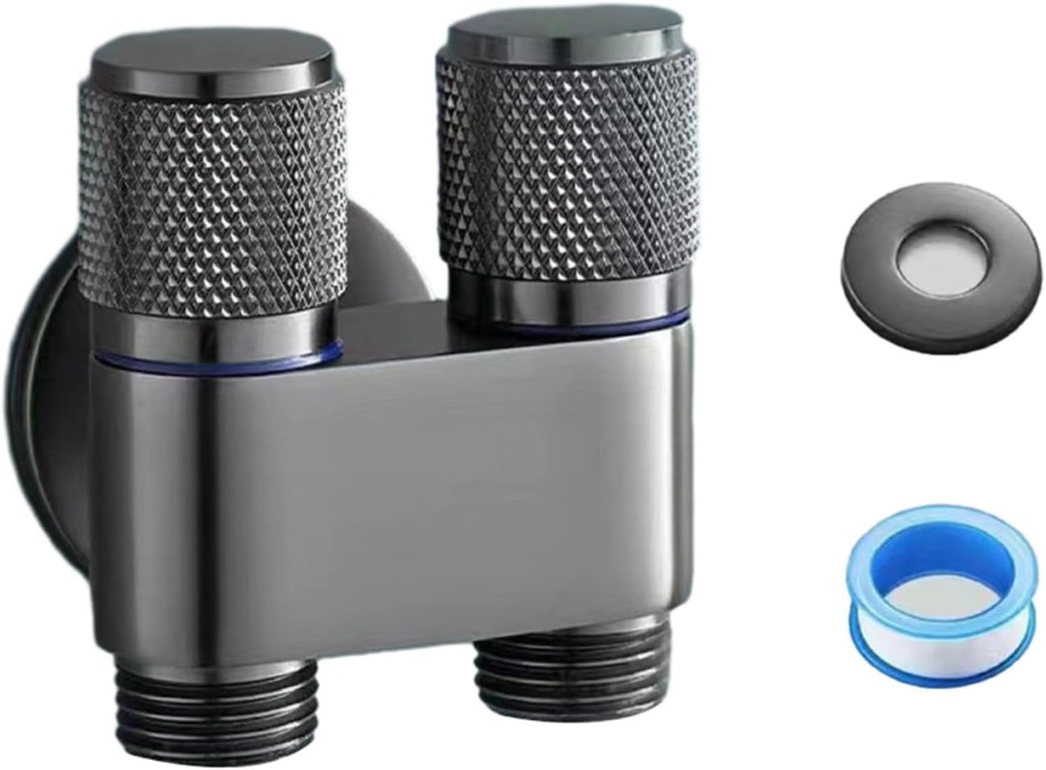 1-In-2-Out Dual Control Valve, G1/2 Double Control Washing Machine ...