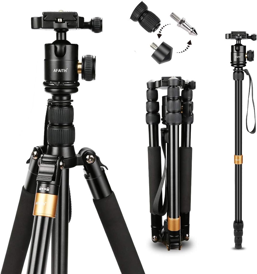 Cayer Monopode, FP34DV 71 Pouces Monopode Professionnel Trépied ...