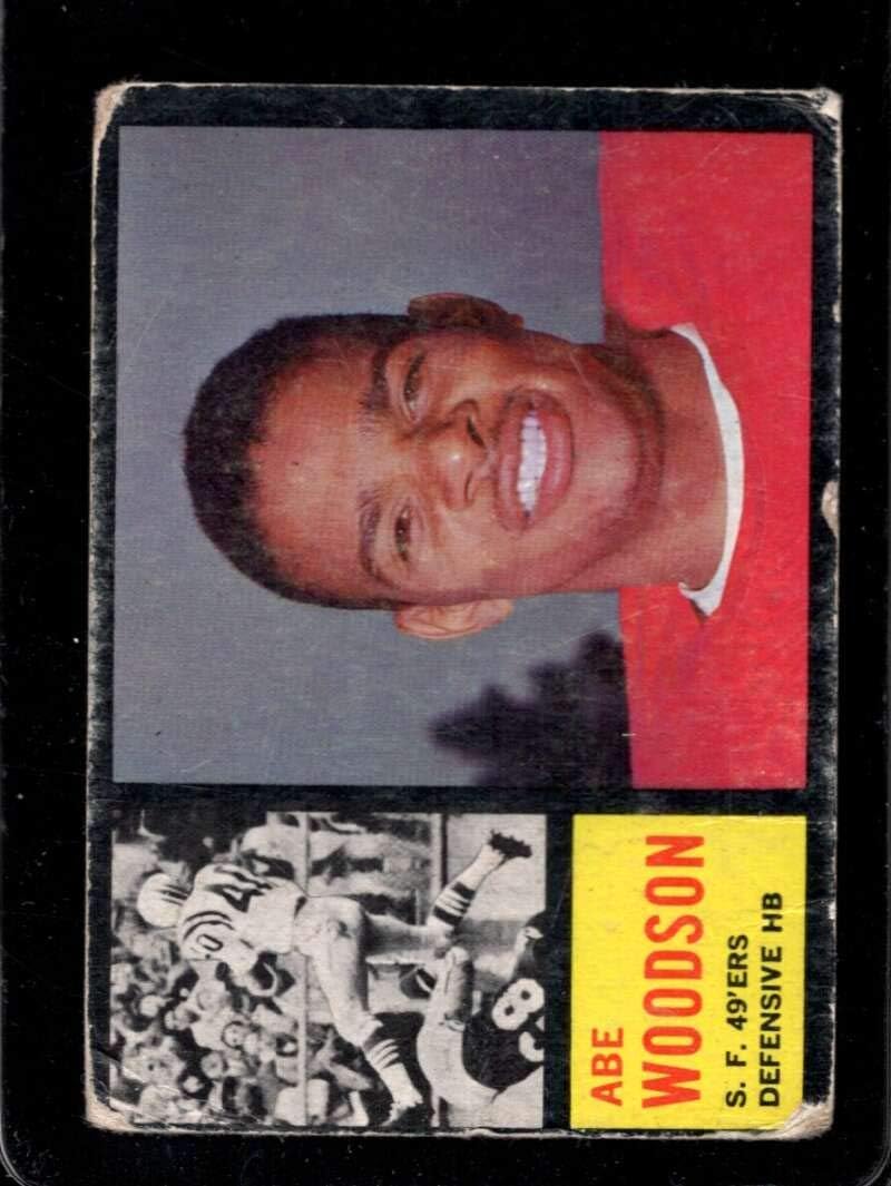 Amazon.com: 1962 TOPPS #161 ABE WOODSON FAIR 49ERS : Collectibles ...