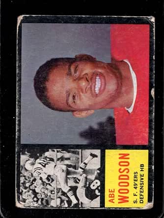 Amazon.com: 1962 TOPPS #161 ABE WOODSON FAIR 49ERS : Collectibles ...