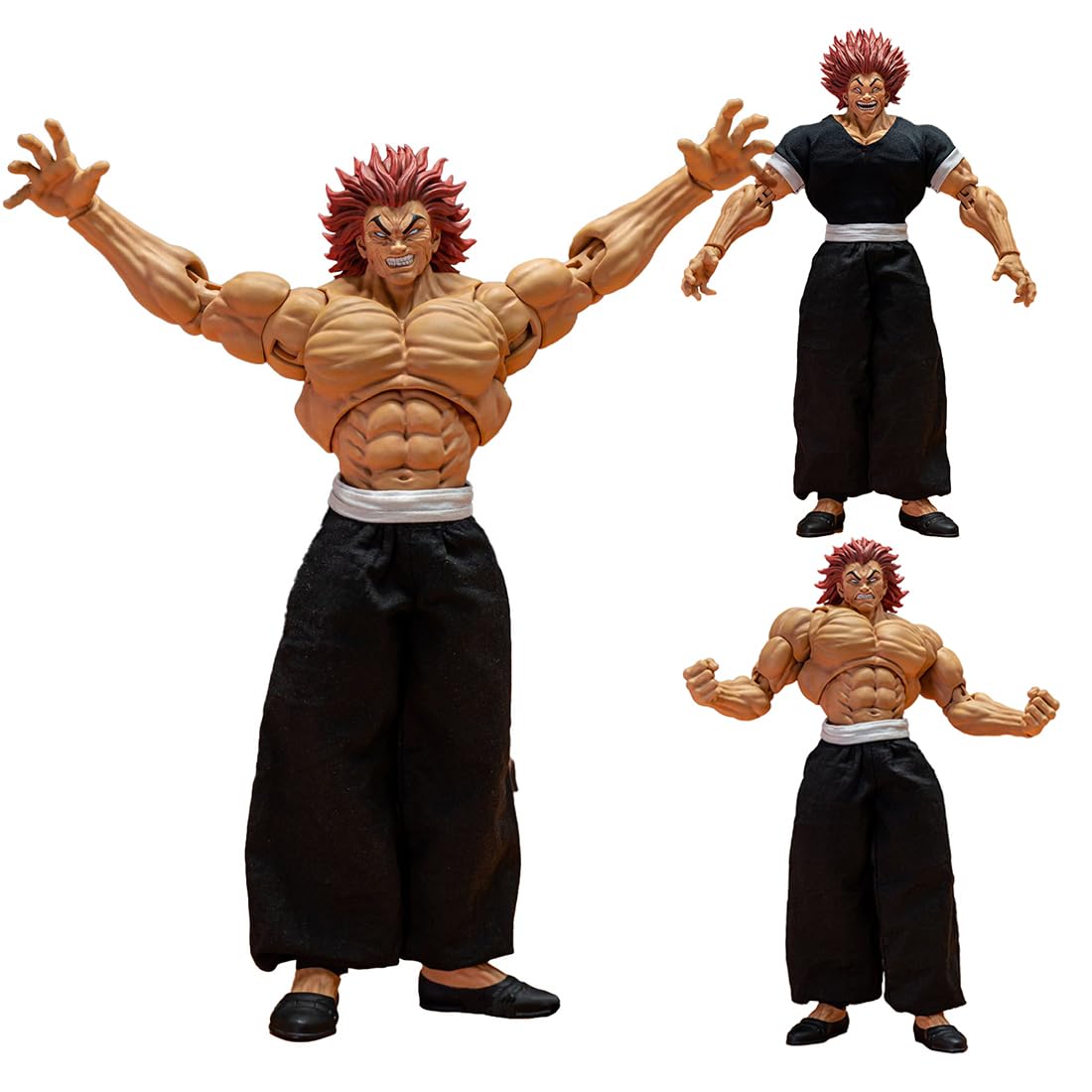 Amazon.com: QAHEART Hanma Yujiro Figures, Hanma Anime Figure Movable ...