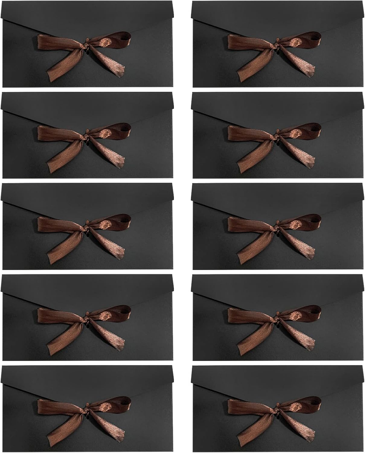 Amazon.com : SHONDE Black Kraft Paper Envelopes Retro Envelopes with ...
