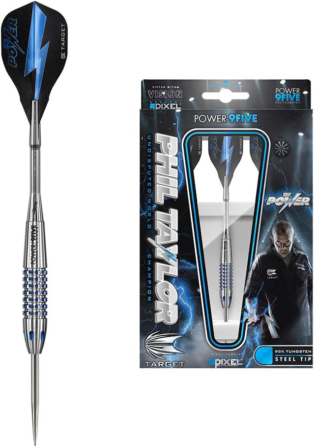 Target Darts Phil Taylor Power 9-Five Gen 1 26G 95% Tungsten Steel Tip ...