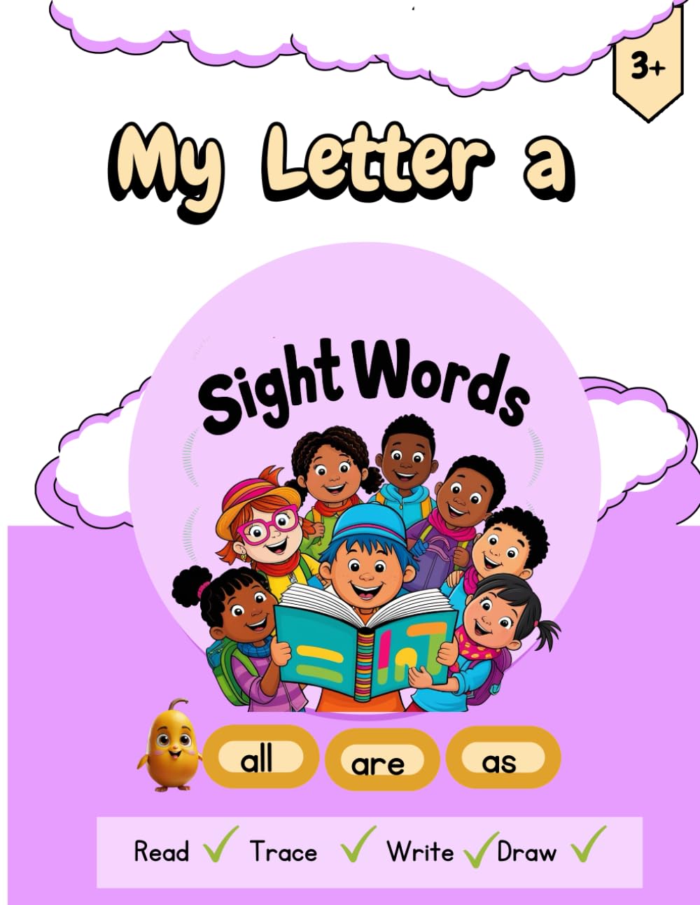 My Letter A Sight Words: Sight Words Handwriting Workbook for Children ...