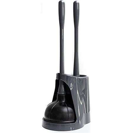 Amazon.com: Mr. Clean Turbo Plunger and Bowl Brush Caddy Set, Toilet ...