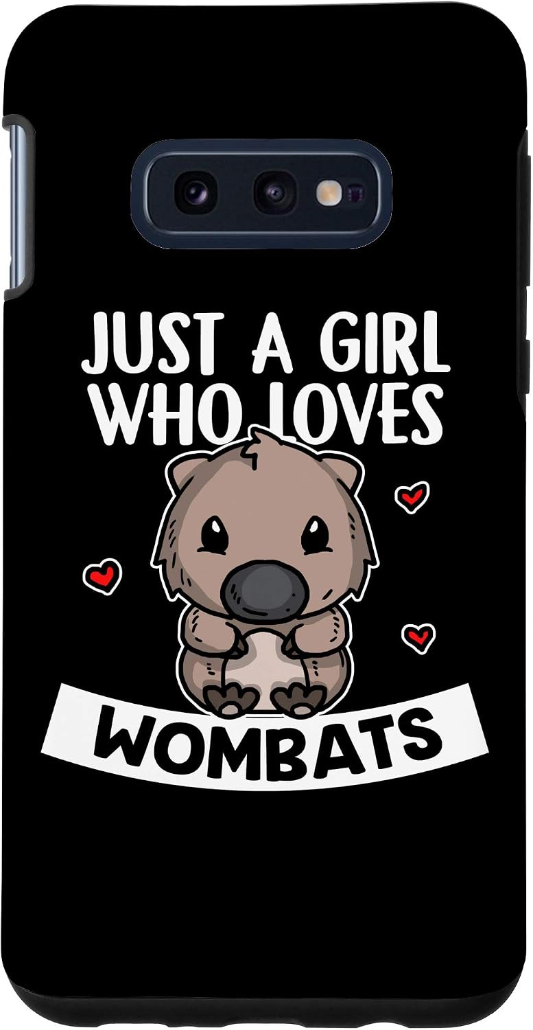 Amazon.com: Galaxy S10e Just A Girl Who Loves Wombats Cute Wombat ...