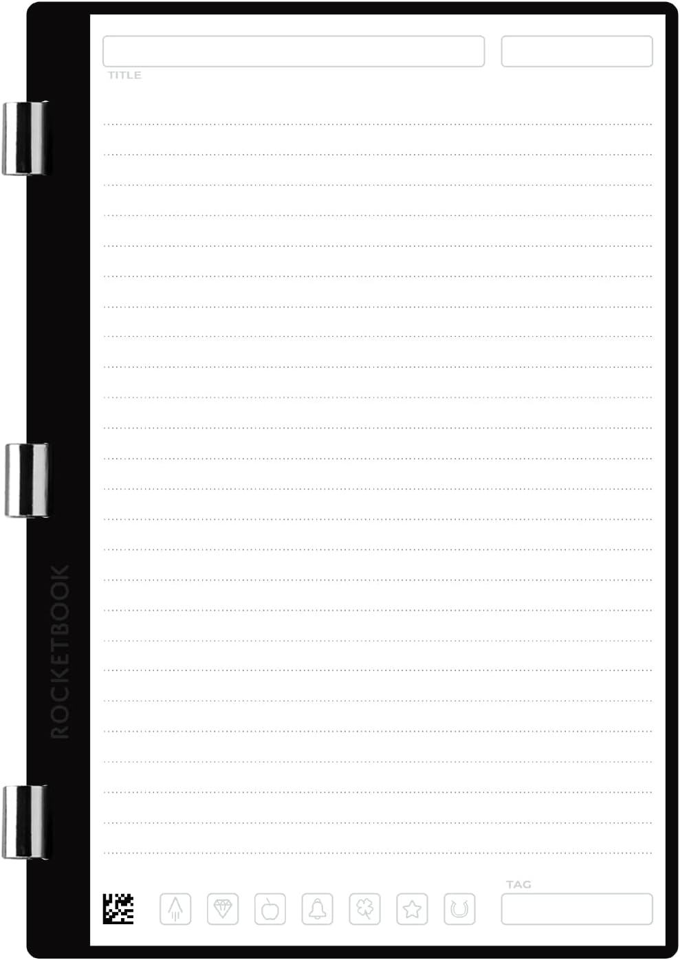 ROCKETBOOK Pro Lined Page Pack | Scannable Pro Notebook Paper - Write ...