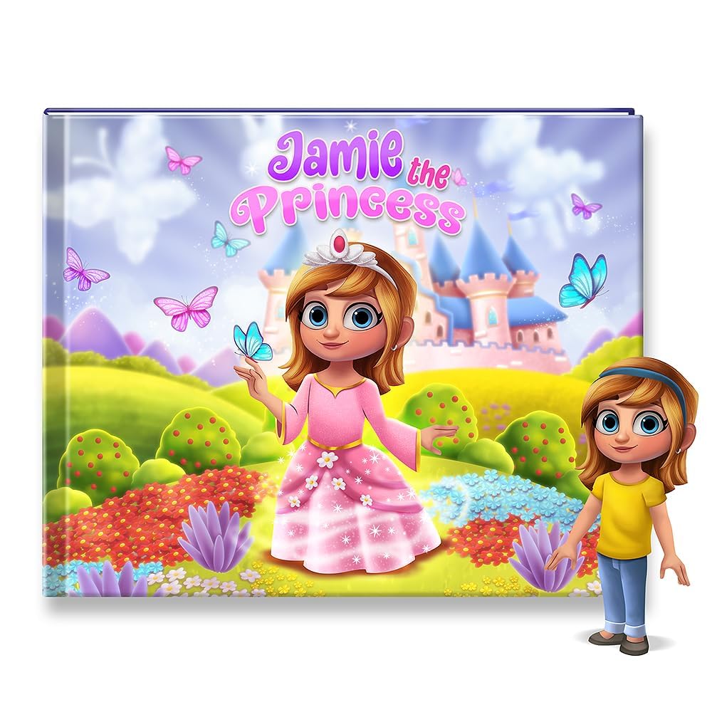 Amazon.com : Personalized Princess Story Book - Custom Book with Girls ...