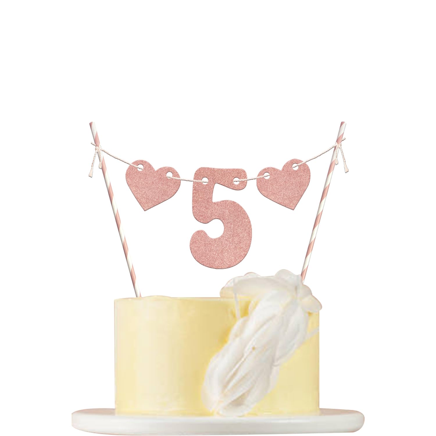 Snapklik.com : 5th Birthday Cake Topper, 5 Cake Topper, Sweet Baby 5th ...