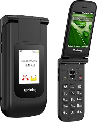 Amazon.com: 4G Unlocked Flip Phone with Qualcomm Chip GPS Positioning ...