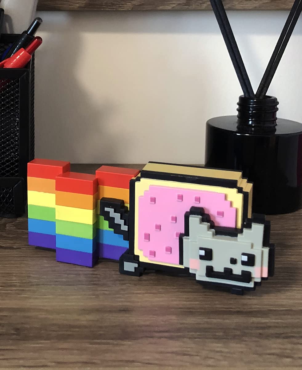 Buy Nyan Cat Vinyl Figure, 4.5" Flying Poptart Cat Figure, Nyan Cat Toy ...
