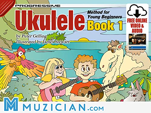 Amazon.com: Progressive Ukulele Method for Young Beginners - Book 1 ...