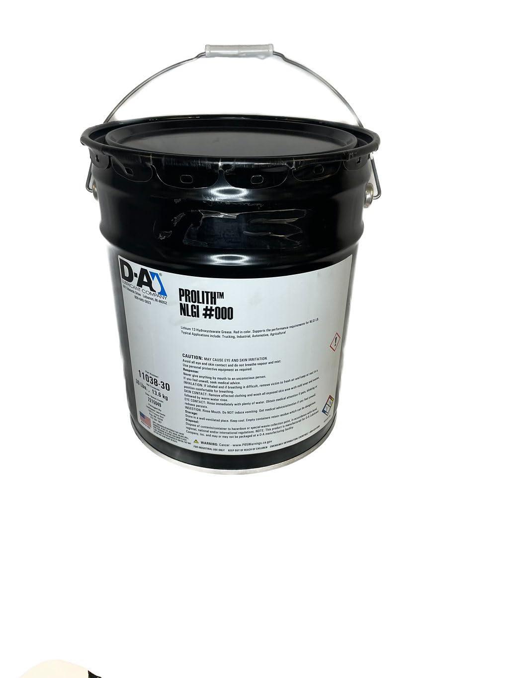 Amazon.com: Prolith | NLGI 000 | 30 Lb Metal Pail | Grease Pail ...