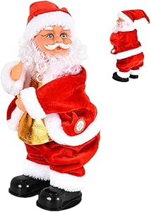 Amazon | Twerking, Animated Christmas Figurines, Dancing Santa Toy ...