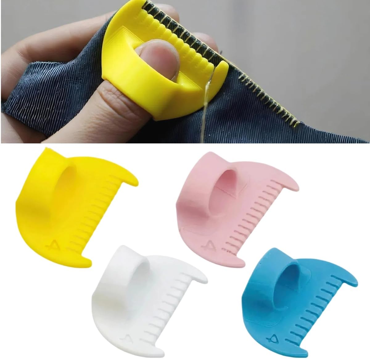 Amazon.com: 4Pcs Edge Stitch Lock & Sewing Gauge Set - 4mm Seam Ruler ...