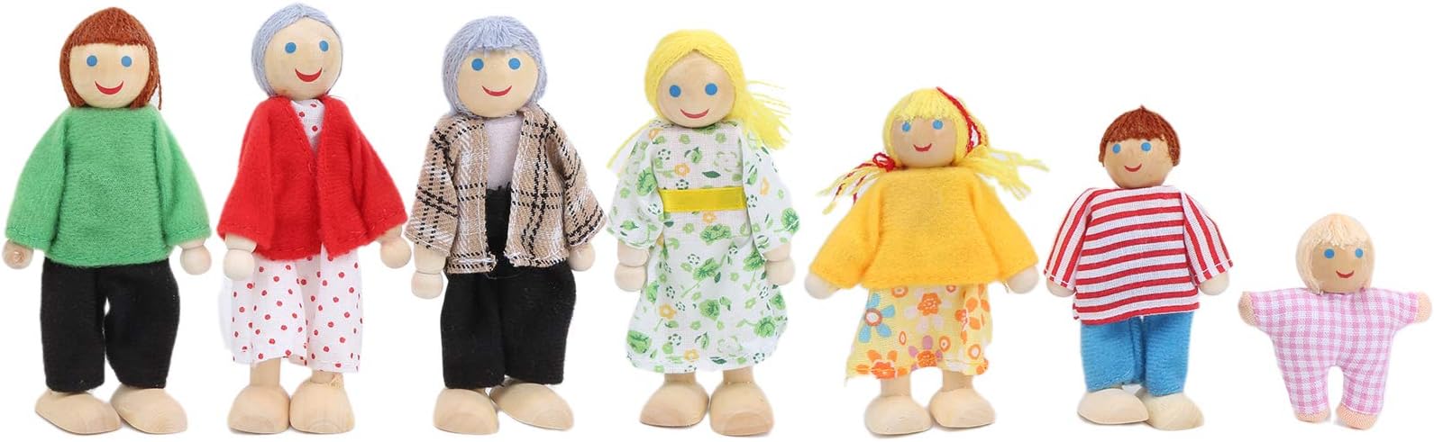 Hape Asian Wooden Doll House Family Set : Amazon.com.au: Toys & Games