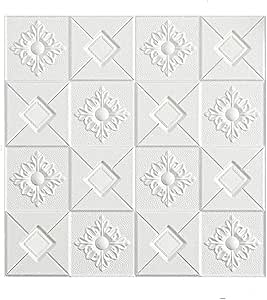 3D Wall Stickers self-Adhesive Ceiling Decorative Stickers Living Room Bedroom TV Background ...