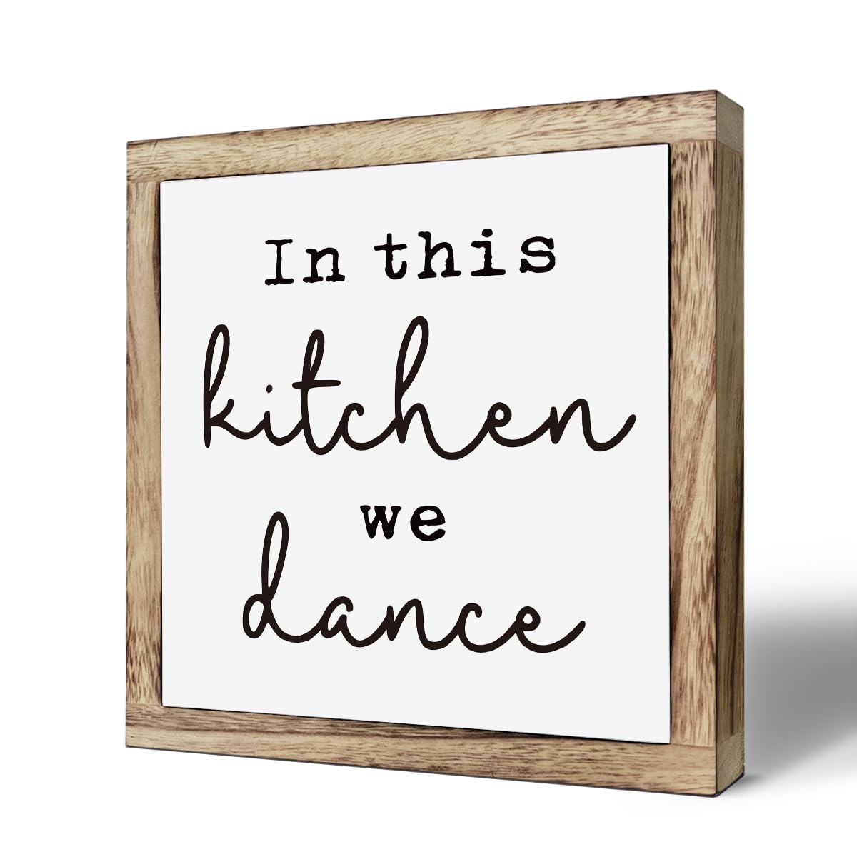 Amazon.com: Farmhouse Home Decor, In This Kitchen We Dance Sign ...