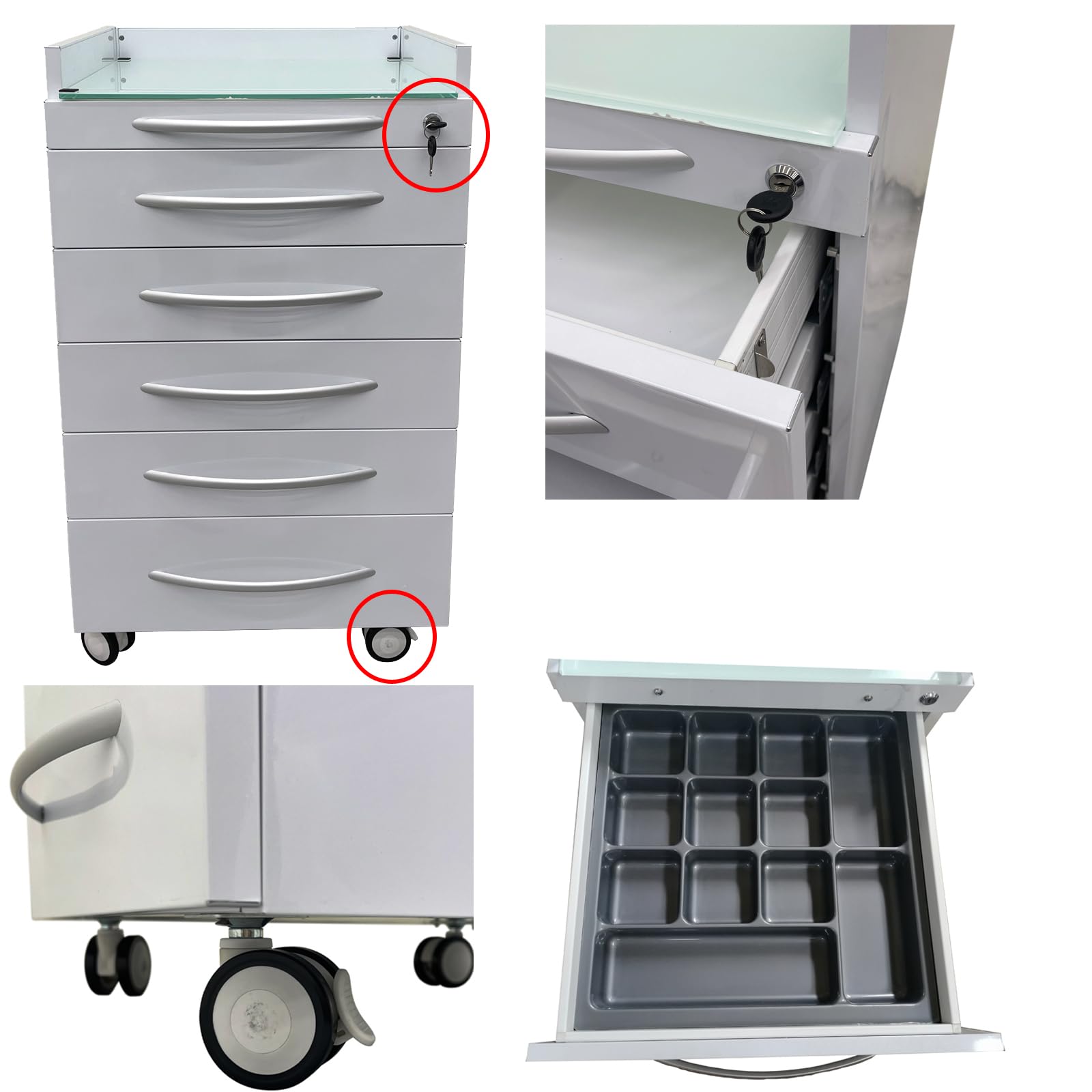 Dental Side Cabinets