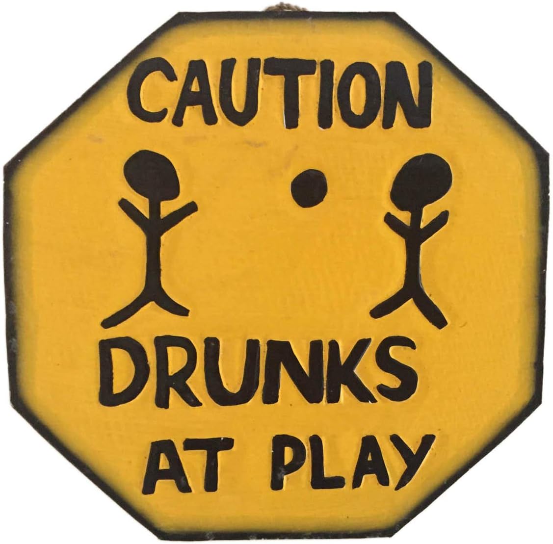 Amazon.com: OMA CAUTION DRUNKS AT PLAY Sign Tiki Bar Decor Funny ...
