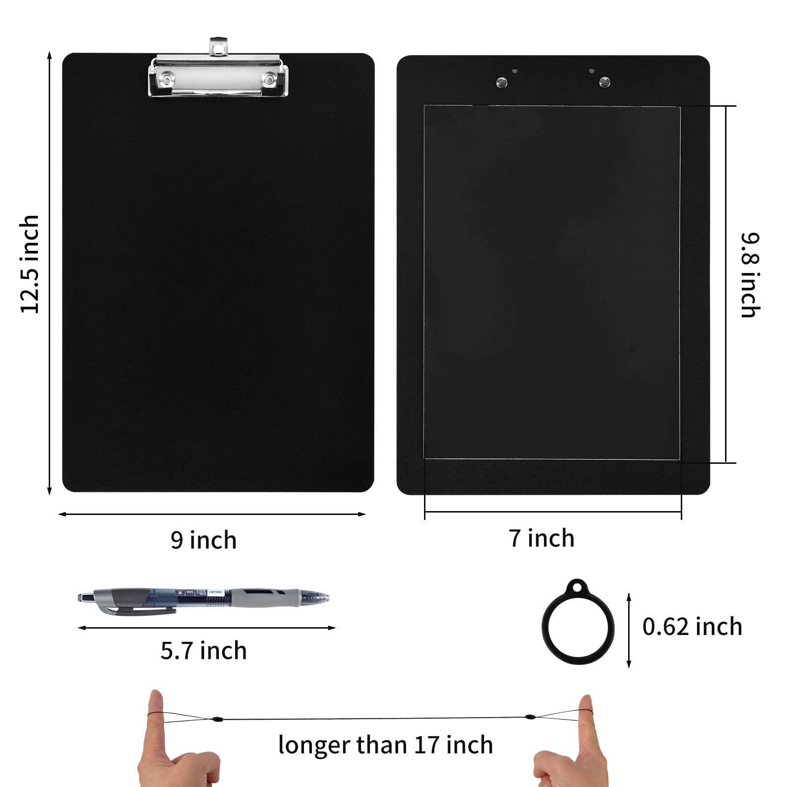 Snapklik.com : 2 Pack Magnetic Clipboards