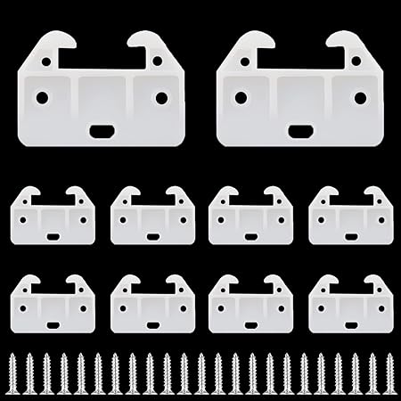 Drawer Guides Center Mount | Plastic Drawer Guide | 4 Pack Drawer Track ...