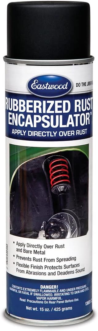 Amazon.com: Eastwood Black Rubberized Rust Encapsulator 15 oz Aerosol ...