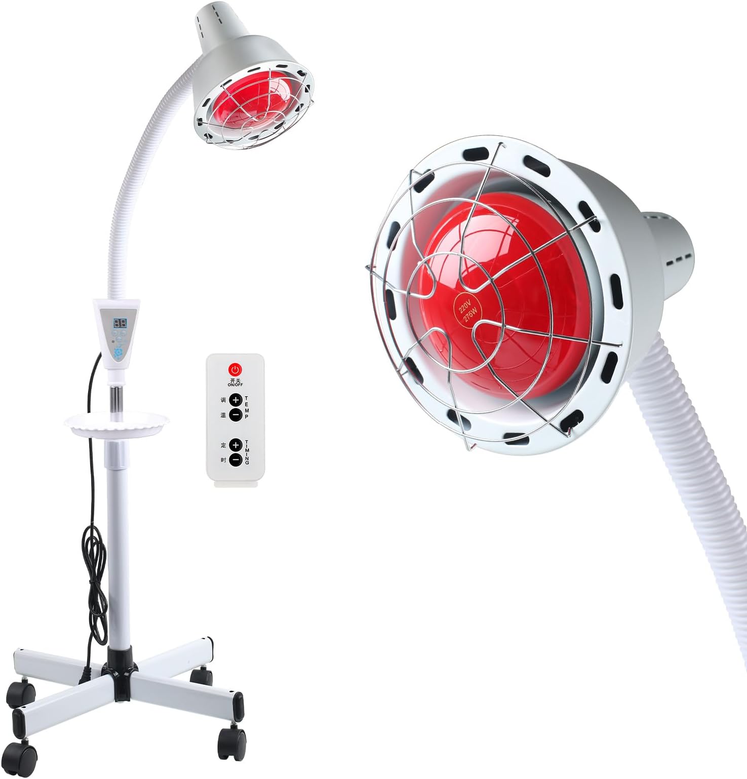 Cozion Rotlichtlampe, Infrarotlampe Wärmelampe 100 watt Rotlichtlampe ...