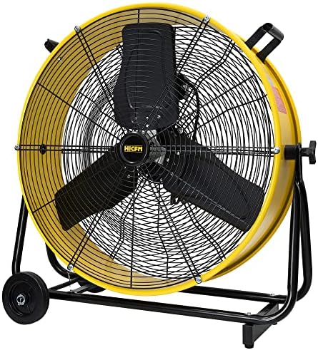 Amazon.com: HiCFM 24 inch Enclosed Motor Drum Fan with TEAO Sealed ...