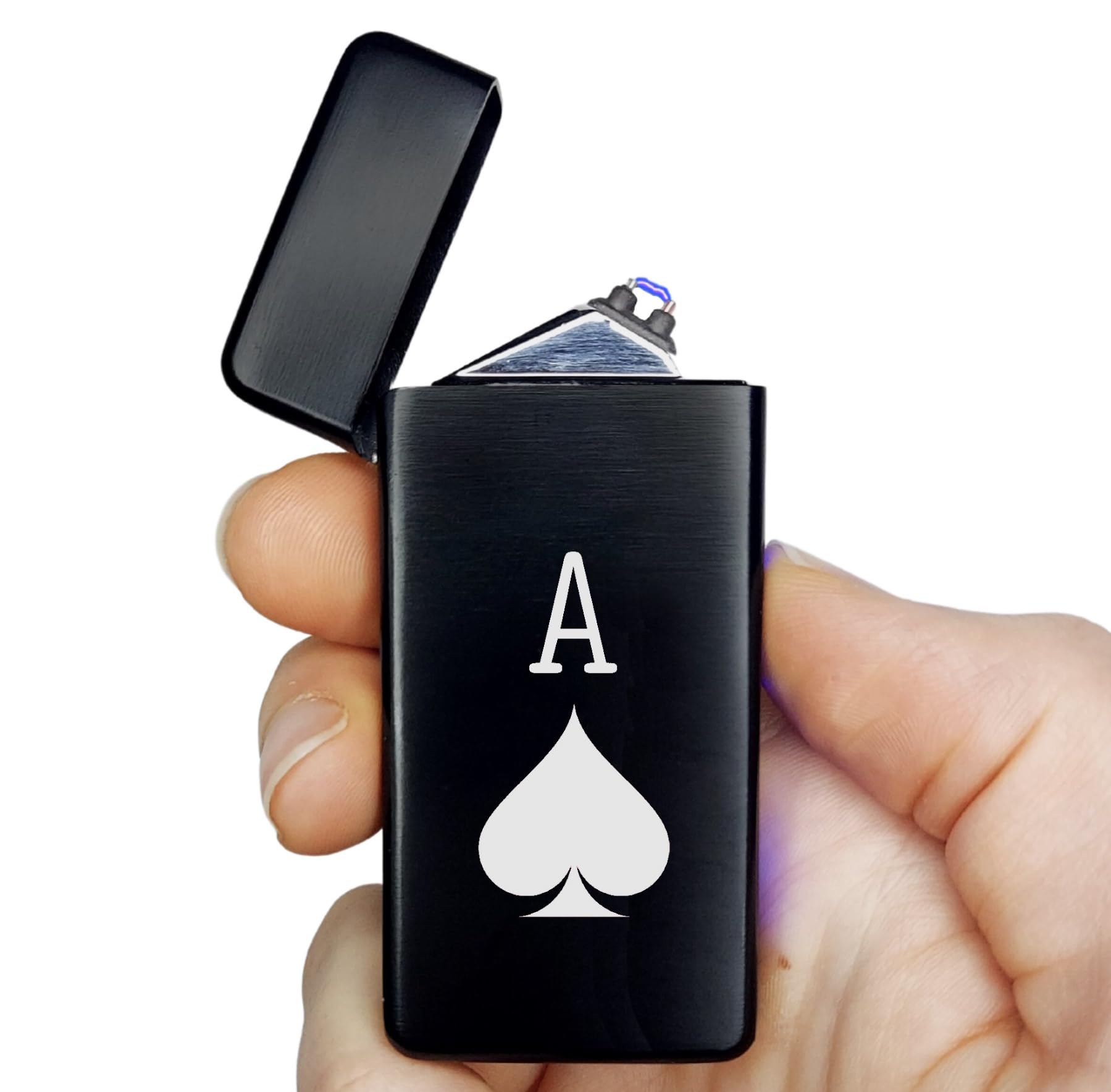 Amazon.com: Electric Dual Arc Lighter - Rechargeable USB Windproof ...