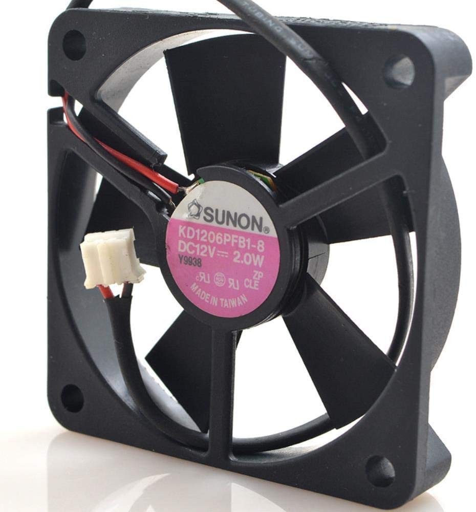 Amazon.com: for SUNON/jianzhun KD1206PFB1-B 12V 2.0W 6010 6CM 2 Wire ...