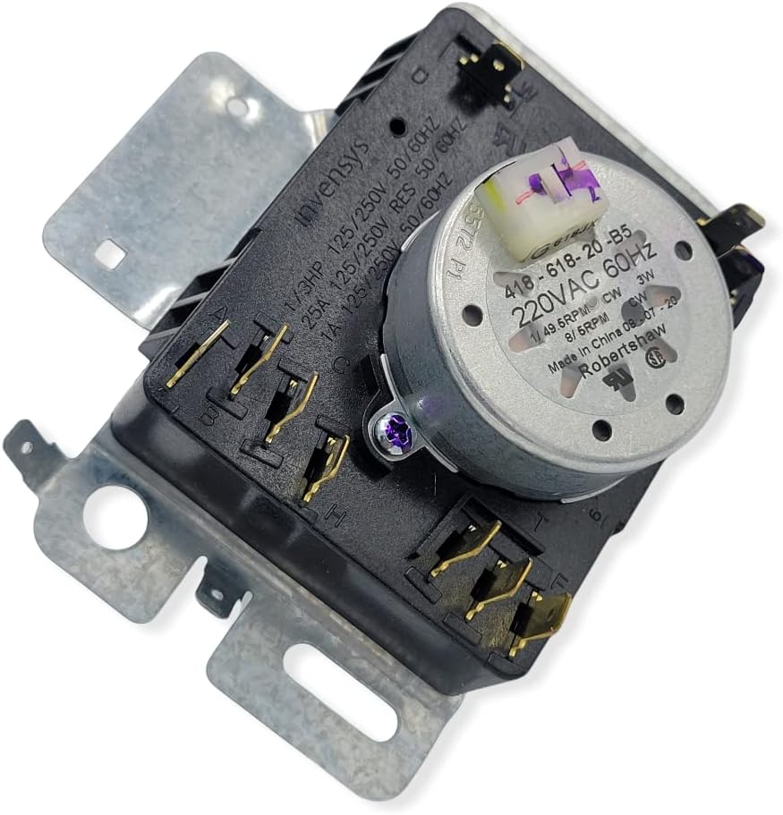 Amazon.com: Krooli 3 CYCLE Dryer Timer Replacement for Whirlpool ...