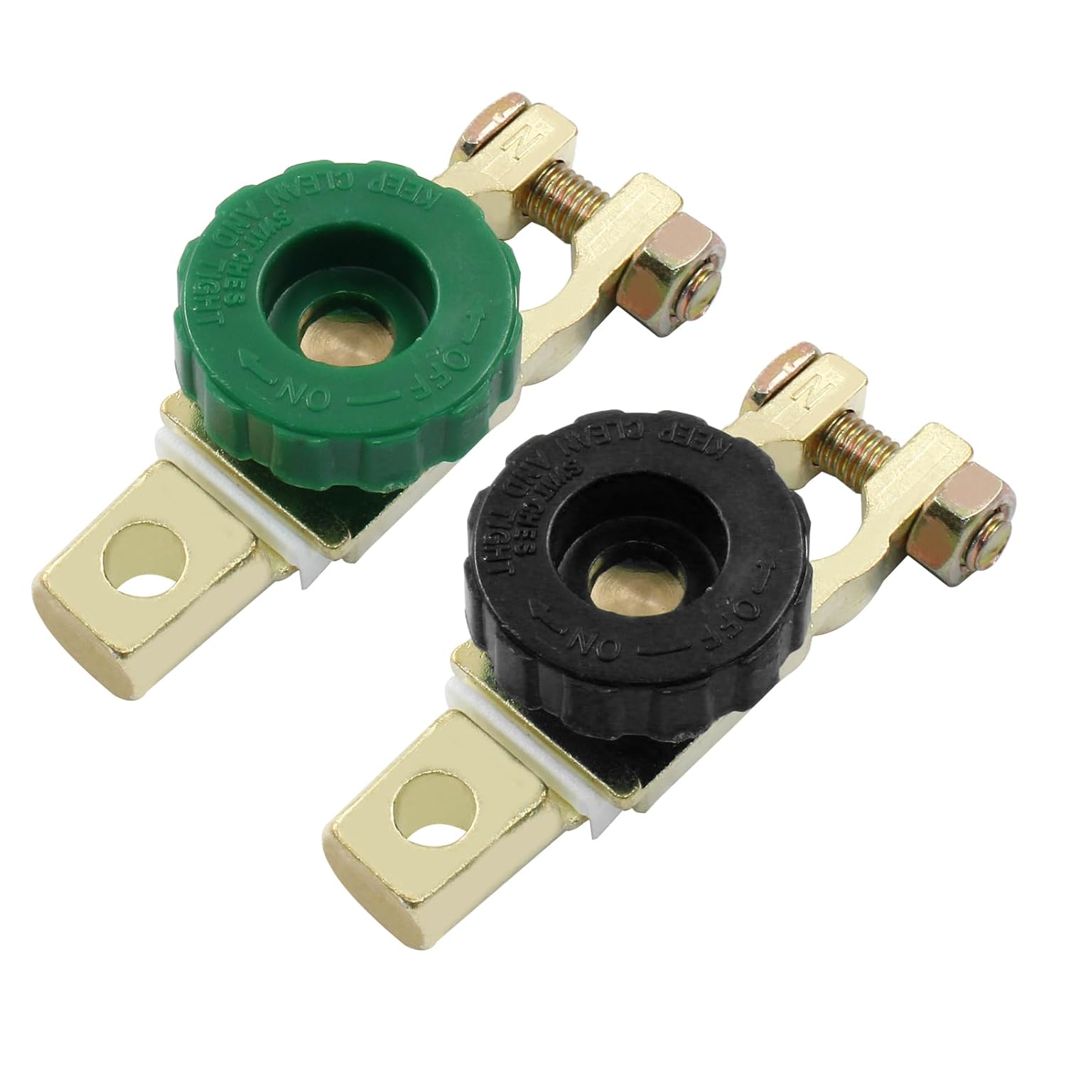 Amazon.com: Jiozermi 2 Pcs Top Post Battery Master Disconnect Switch ...