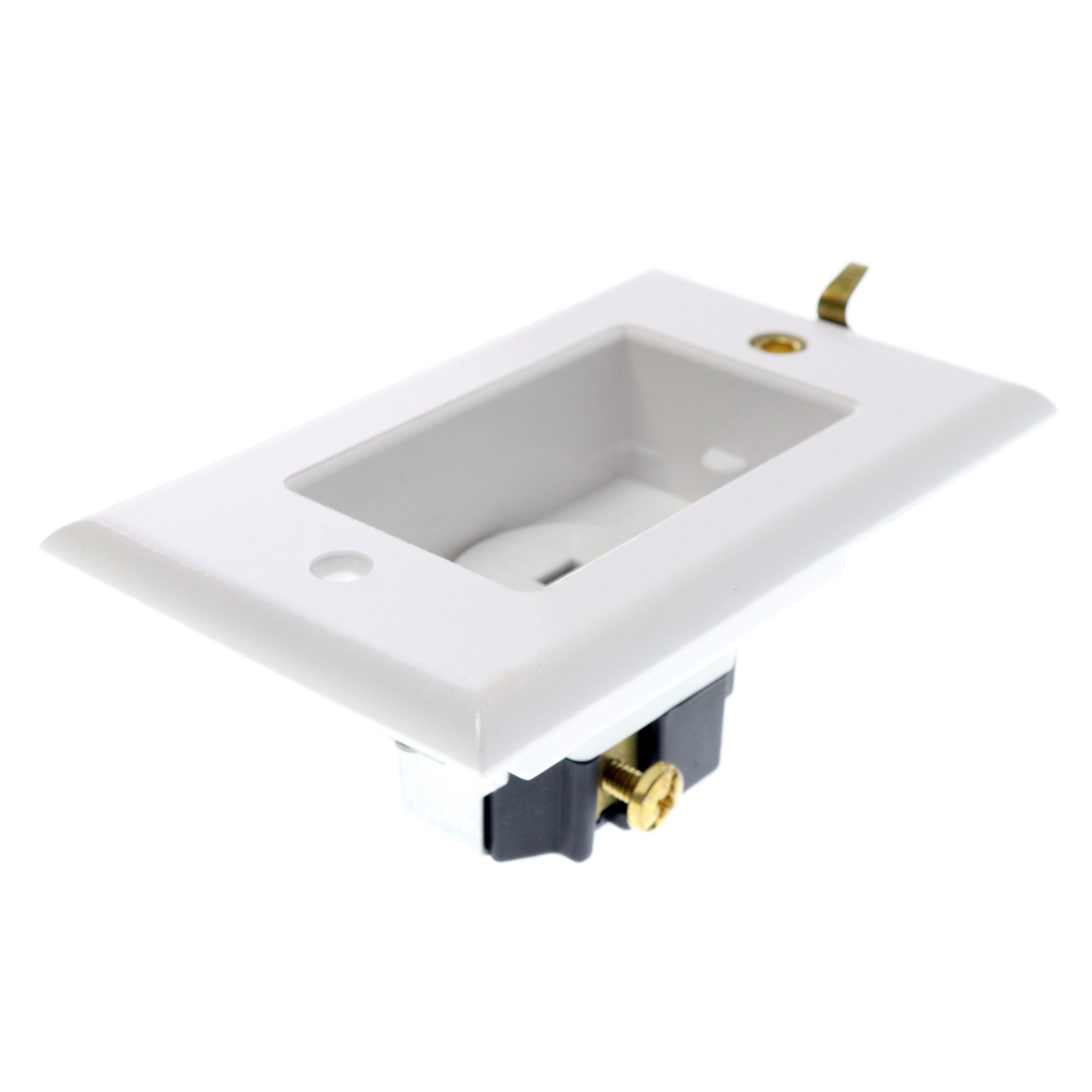 Black Recessed Clock Receptacle Recessed Outlet Installation