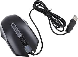 1200DPI RGB Optical USB Wired Mouse with 4.9ft Cable, Wired Mouse ...