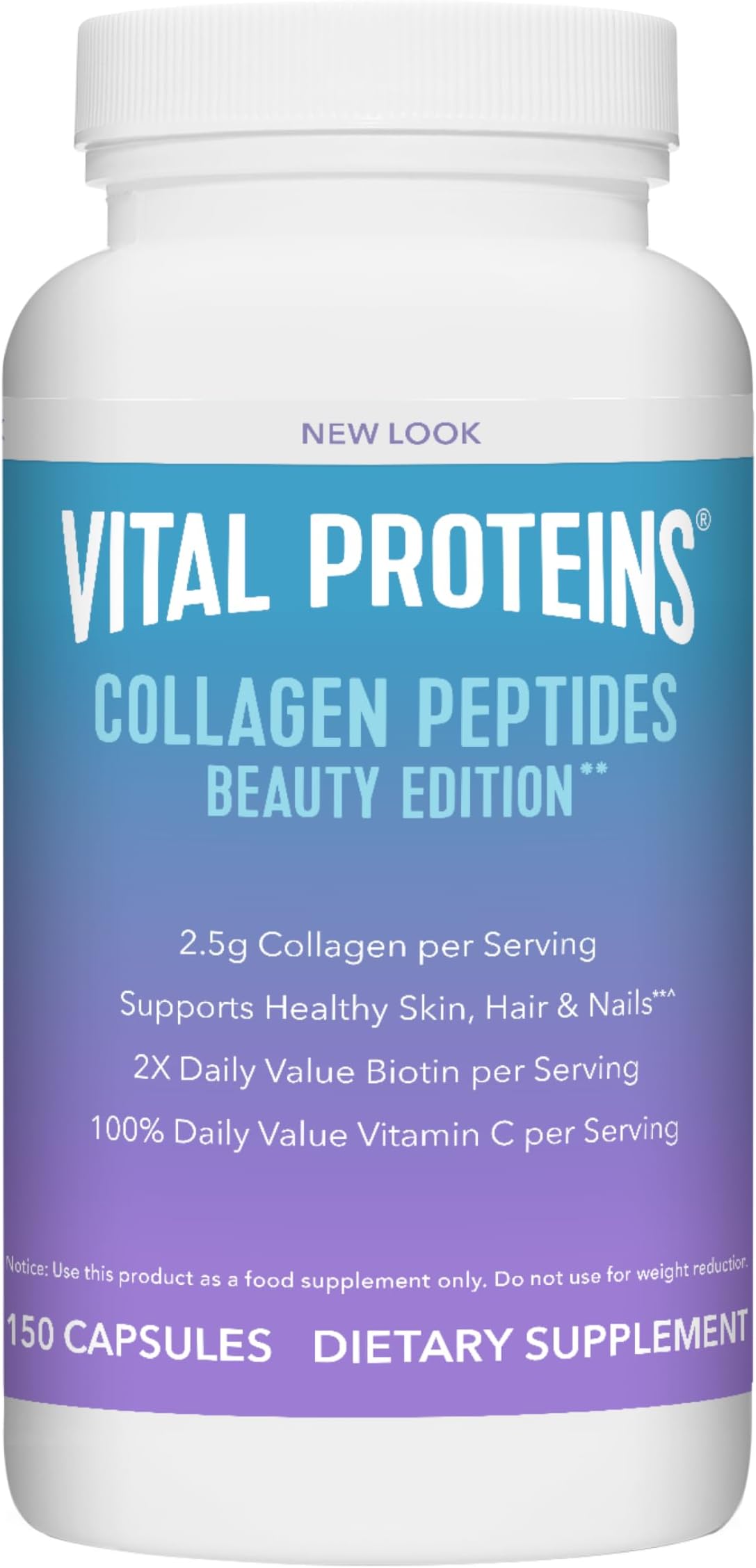 Amazon.com: Vital Proteins Beauty Collagen (Strawberry Lemon, Canister ...