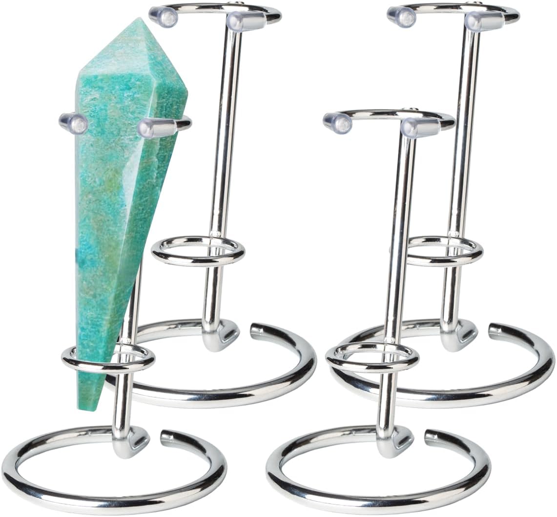 Amazon.com: Gimvanic 4 Pcs Crystal Wand Stand, 4" L x 4" W x 5.12" H in ...
