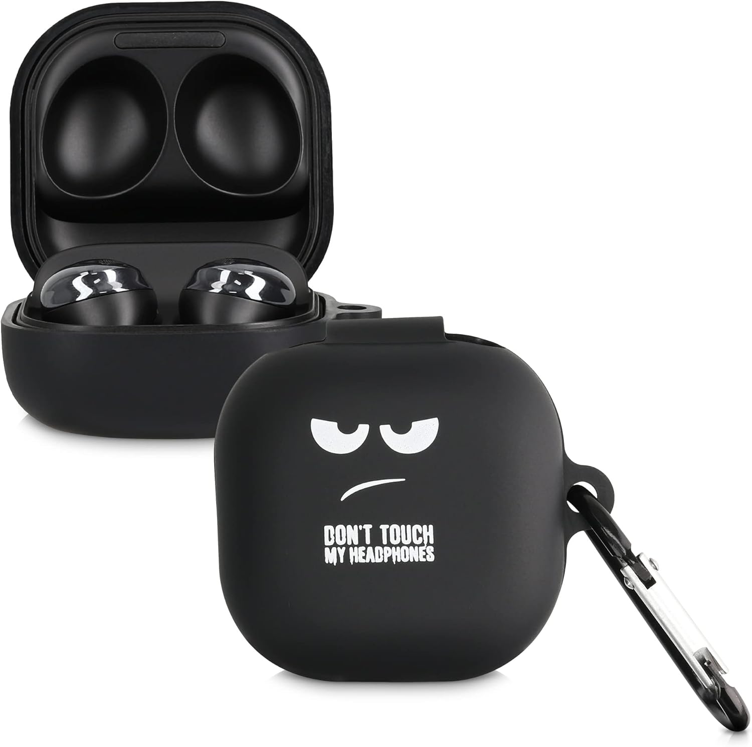 kwmobile Silicone Case Compatible with Samsung Galaxy Buds 2 Pro/Buds 2 ...