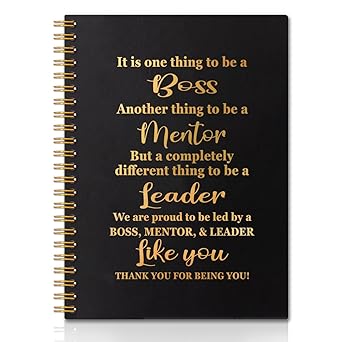 Amazon.com : QYUVK It Is One Thing To Be A Boss Gold Hardcover 160 ...