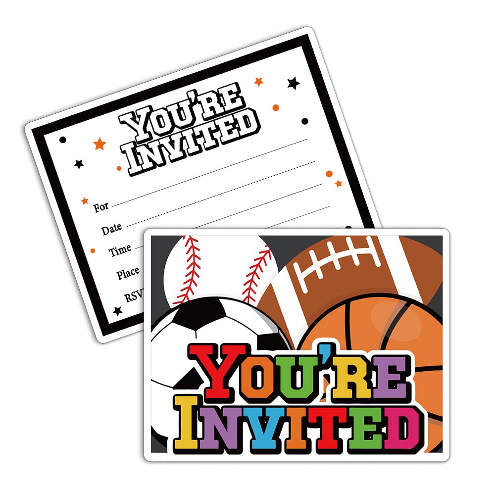 Sports Day Invitation Card