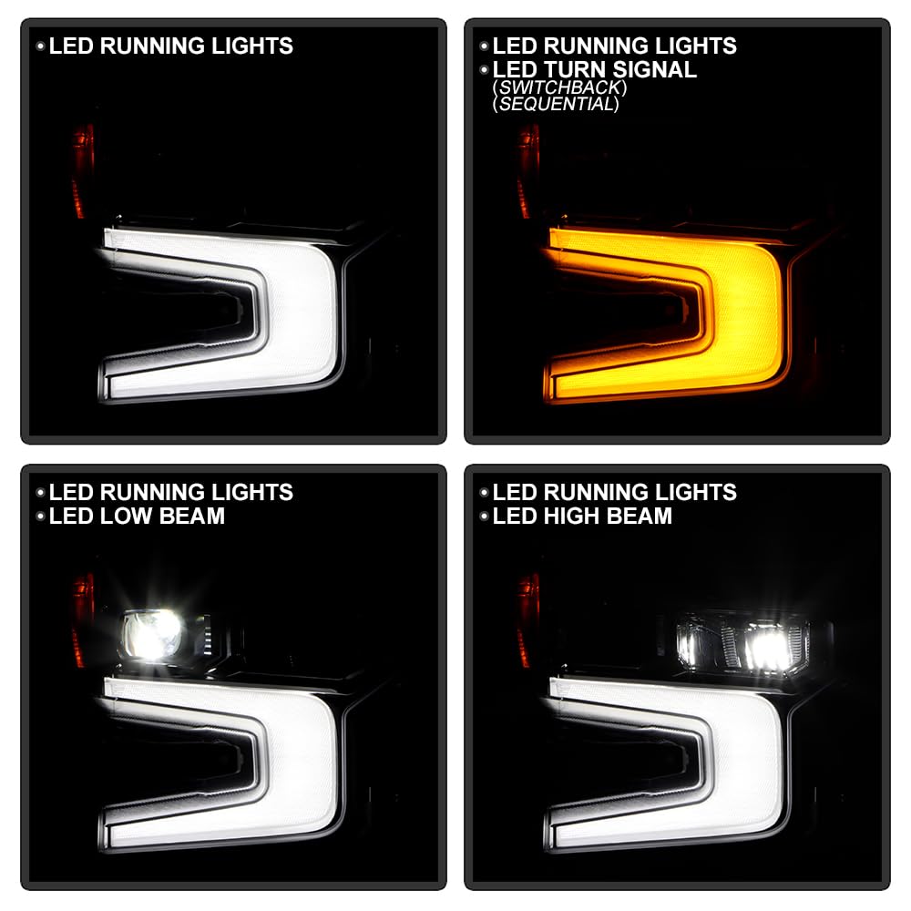Snapklik.com : For 2022-2024 Chevy Silverado 1500 LTRST Chrome w/Amber ...