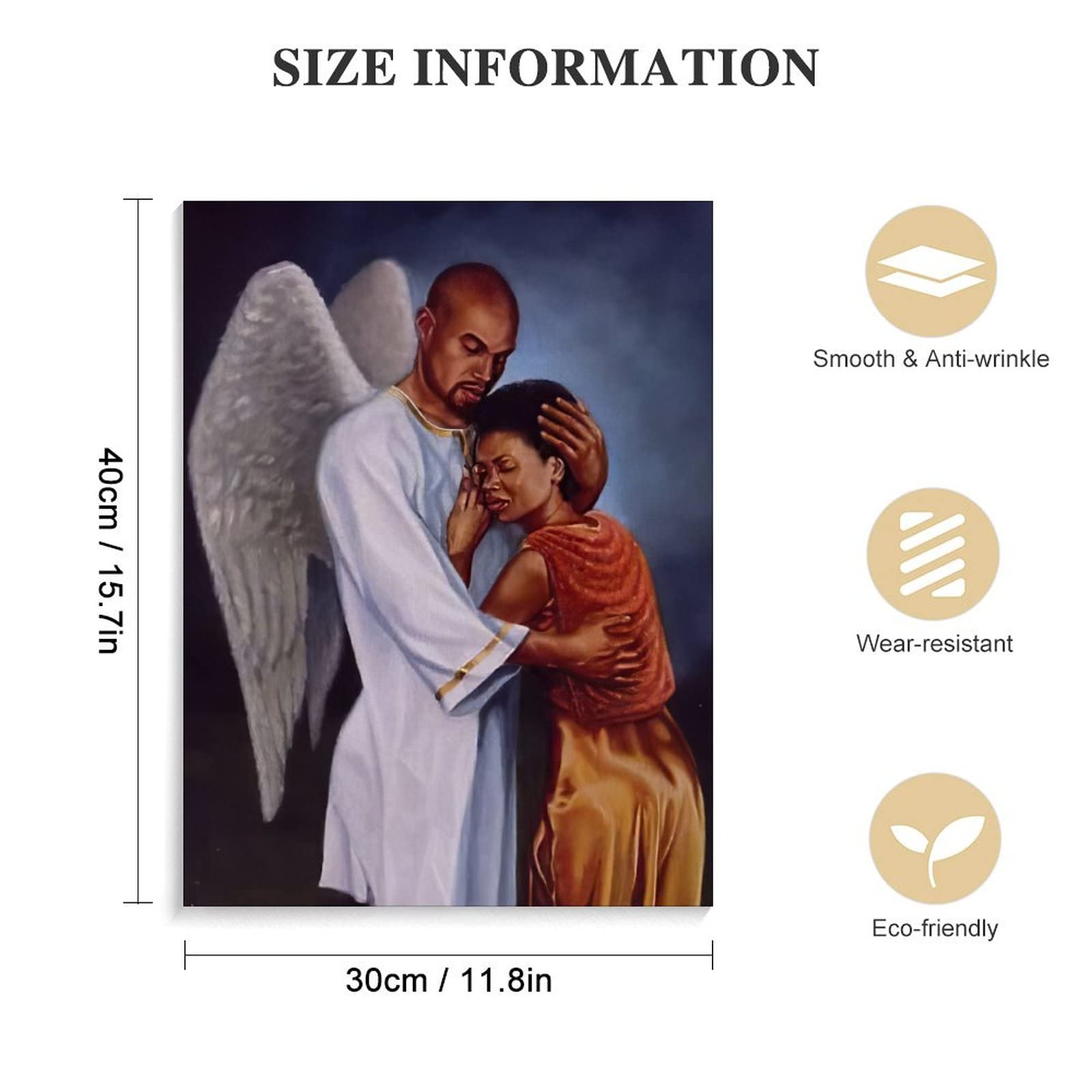 Female And Male Angel In Love