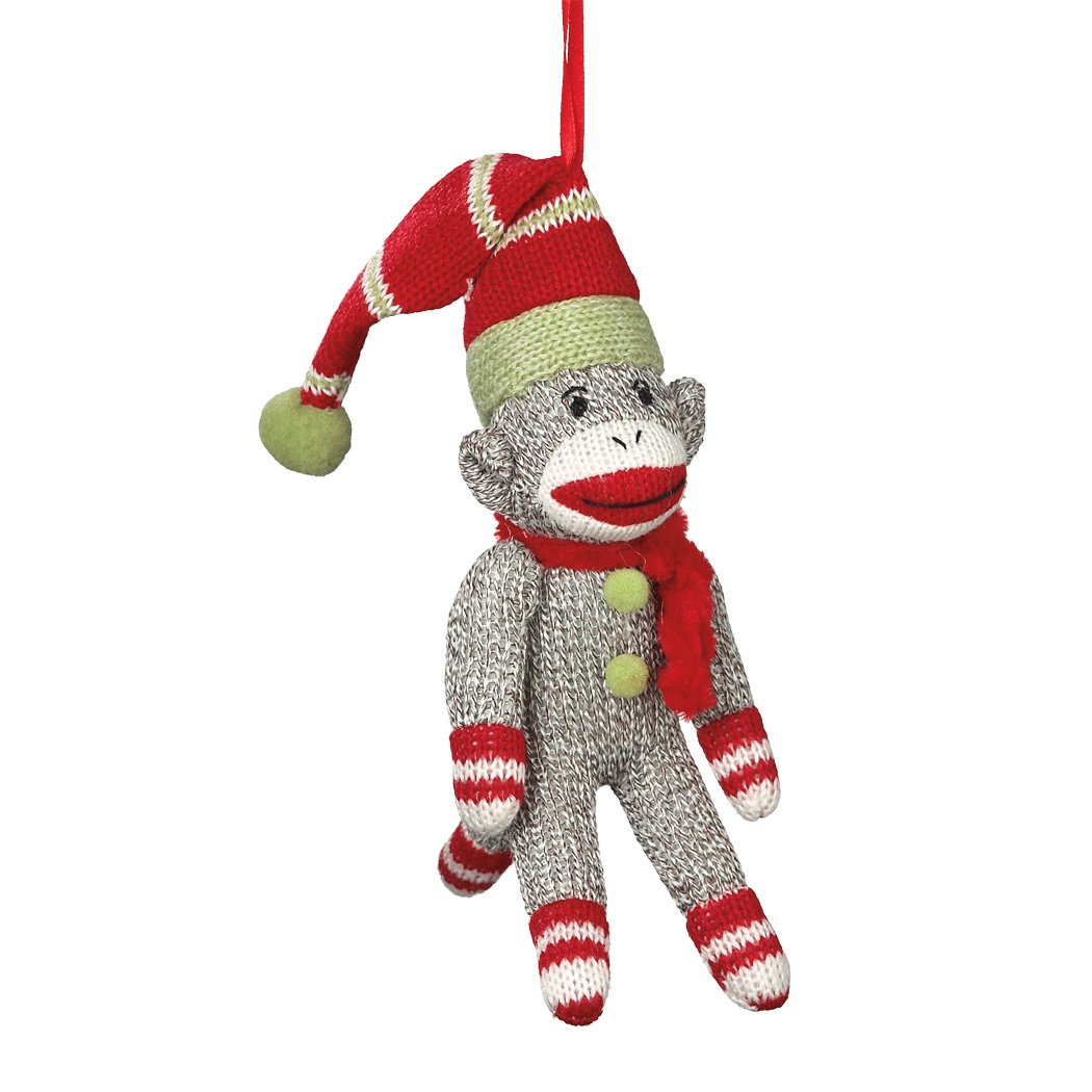 Christmas Tree Sock Monkey