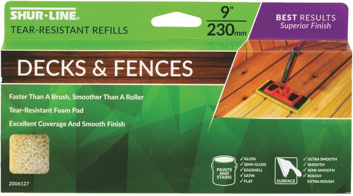 Amazon.com: Shur-Line Refill 9 in. W Paint Pad For Rough Surfaces ...