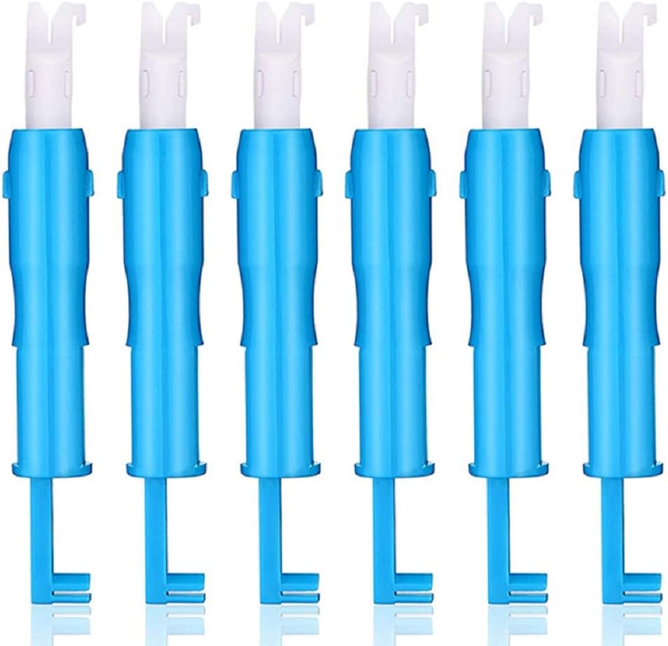Amazon.com: Lucktao 6 Pieces Sewing Needle Inserter Automatic Needle ...