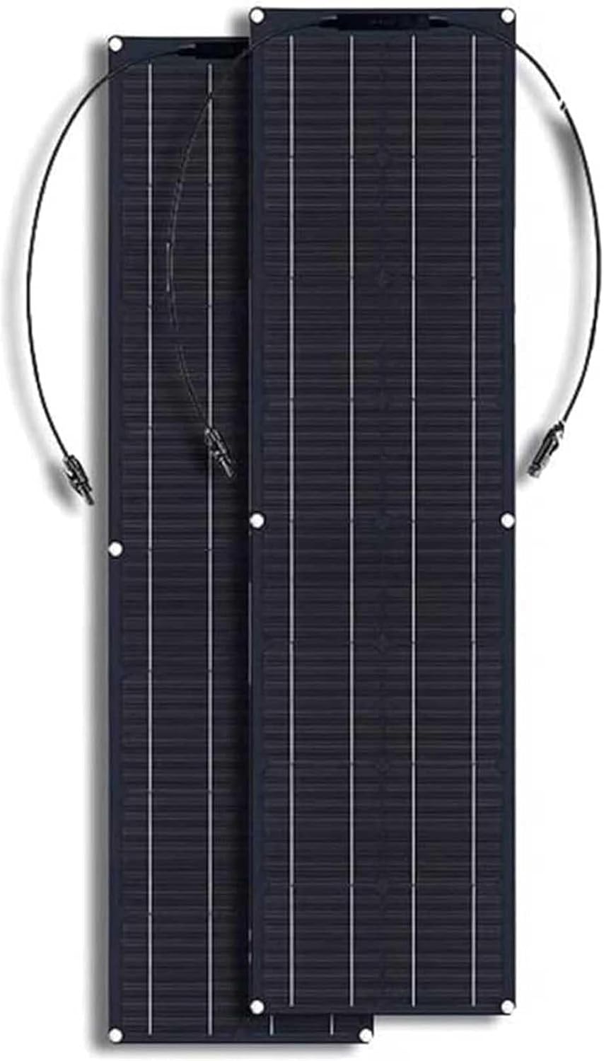 Amazon.com : 500W Solar Panel 12V/24V Flexible Solar Panel, 2×250 Watt ...