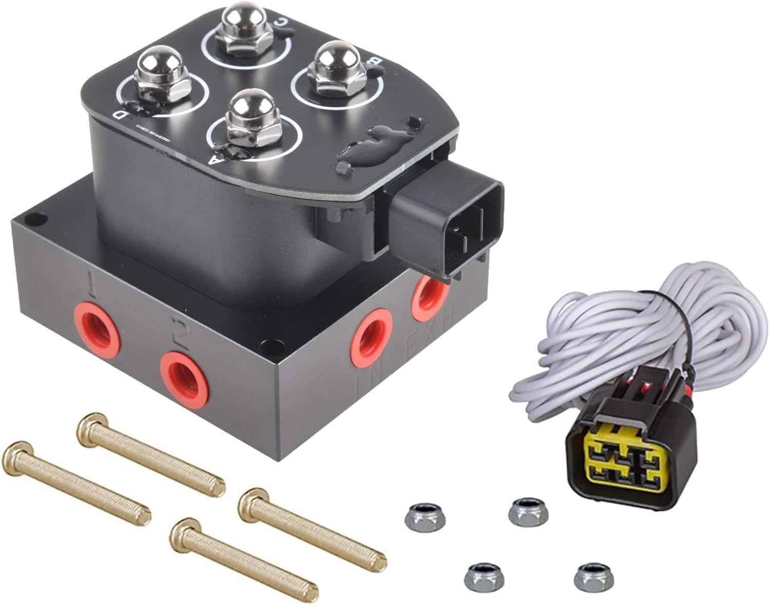 Amazon.com: ZHSYMX Air Ride Controller Air Ride Manifold Bag Controller Solenoid Valve 1/4 NPT 0 ...