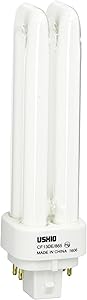 Ushio BC8851 3000235 - CF13DE/865-13W - 4 Pin G24q-1 Base - 6500K - CFL Bulb - Compact ...